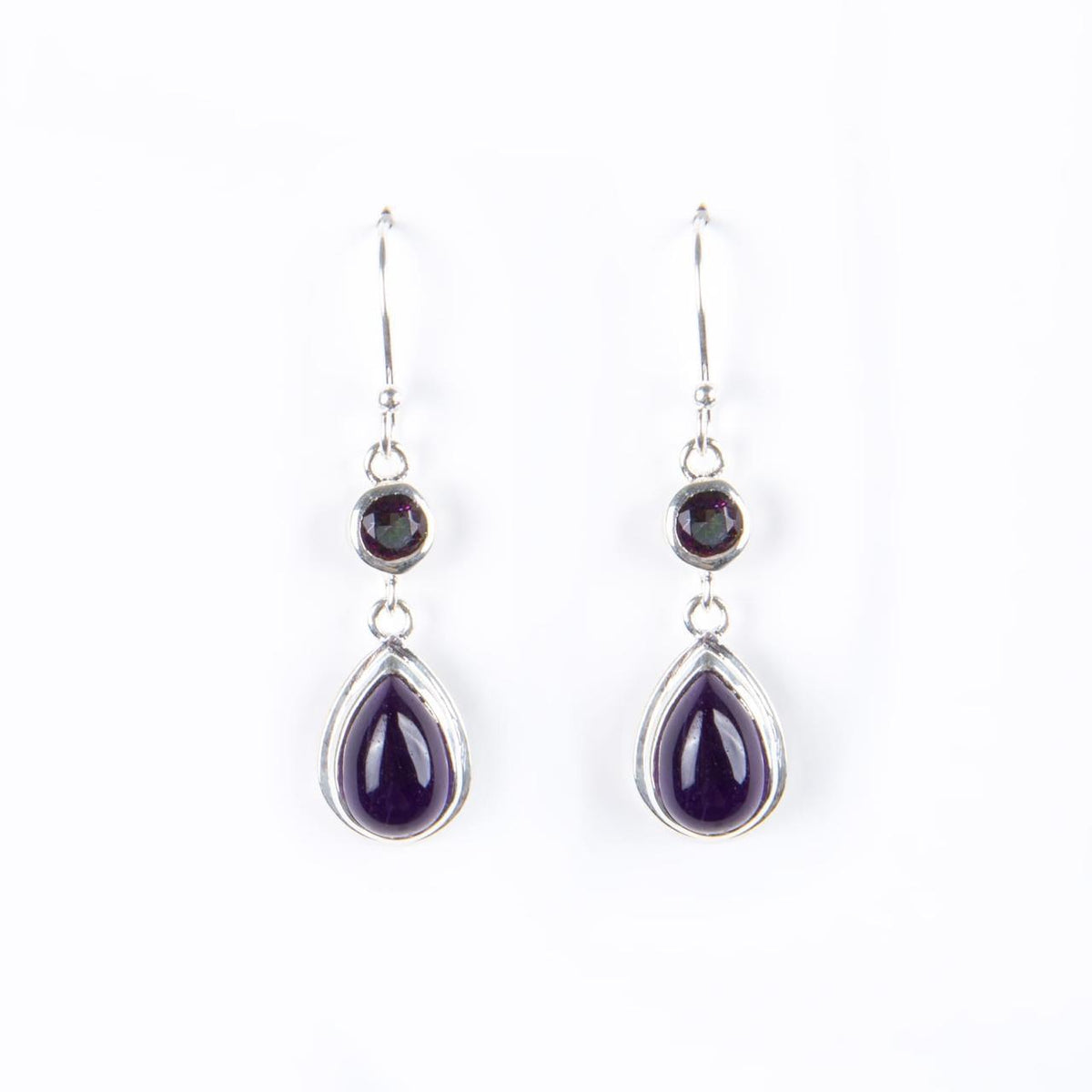 Tears Earrings - Purple Amethyst – Silviny